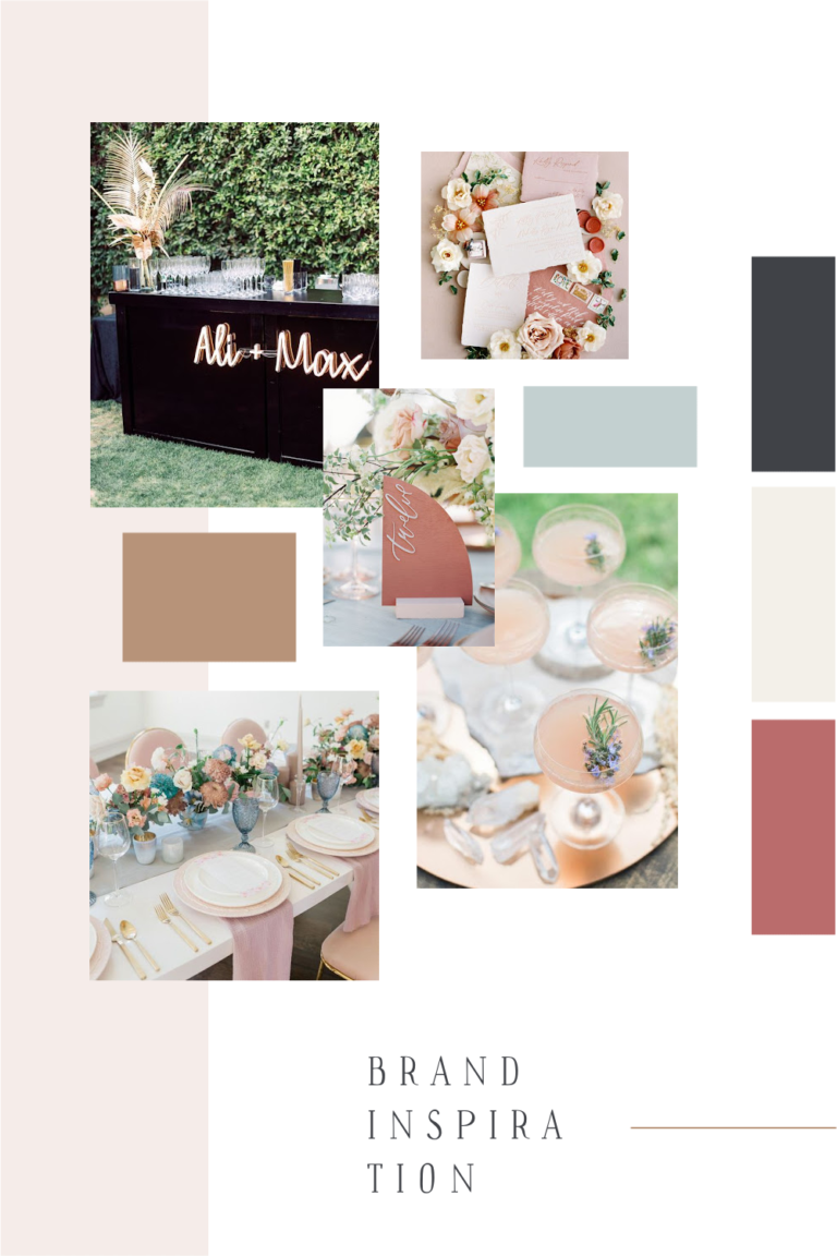 Brand and Showit Design for Bespoke Event Designers Wallflower Event ...