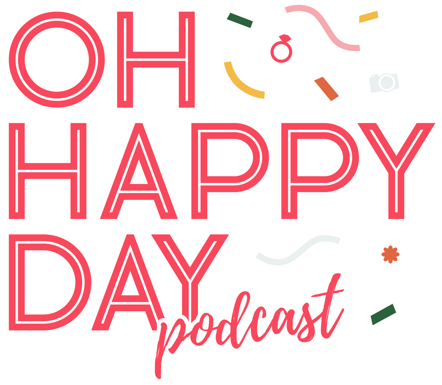 Custom Brand Design for Oh Happy Day Podcast
