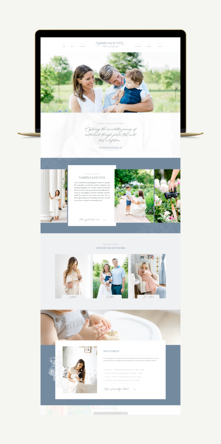 Brand in a Day for Family Photographer Sabrina Koester