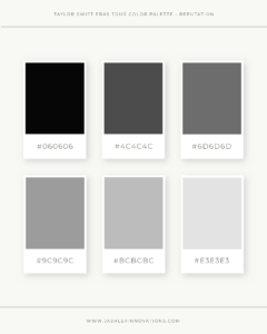 9 Color Palettes Inspired by the Taylor Swift Eras